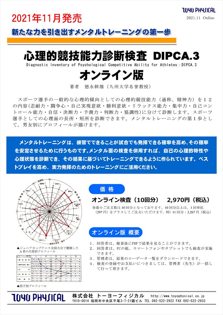 心理的競技能力診断検査 DIPCA